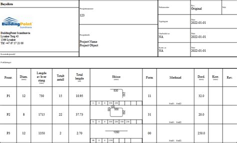 rebar scheduler buildingpoint scandinavia