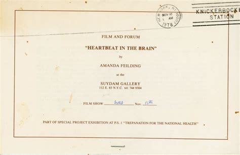 Gallery 98 Amanda Feilding Suydam Gallery Heartbeat In The Brain