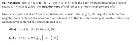 Solved Notation Nx Epsilon Y R X Y
