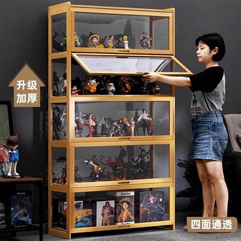 手办展示柜乐高亚克力展示架非玻璃产品陈列柜子模型玩具烟柜货架虎窝淘