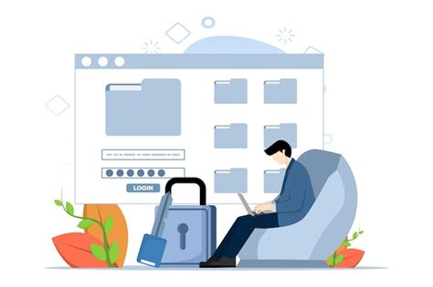 Premium Vector Vector Illustration Of People Using Cyber Security