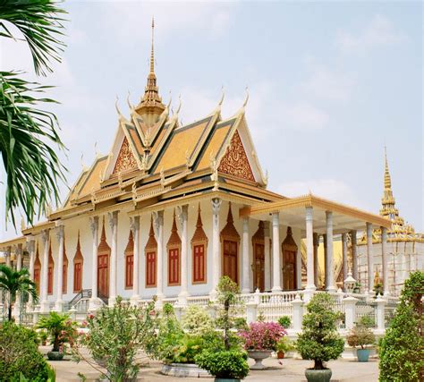 Satellite View Of Royal Palace And National Museum Phnom Penh
