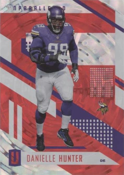 2017 Panini Unparalleled Danielle Hunter 136 Red 15 For Sale Online