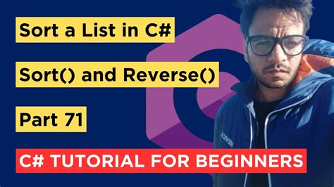 C Part 71 How To Sort Lists Simple Data Types Tutorial For