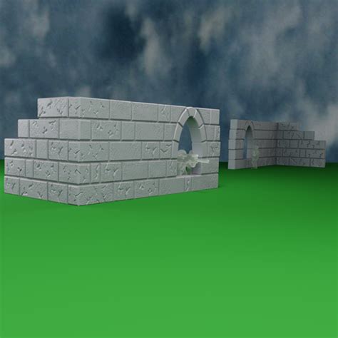🏗️ Wargaming Architectural Building Block・free Stl File For 3d Printing