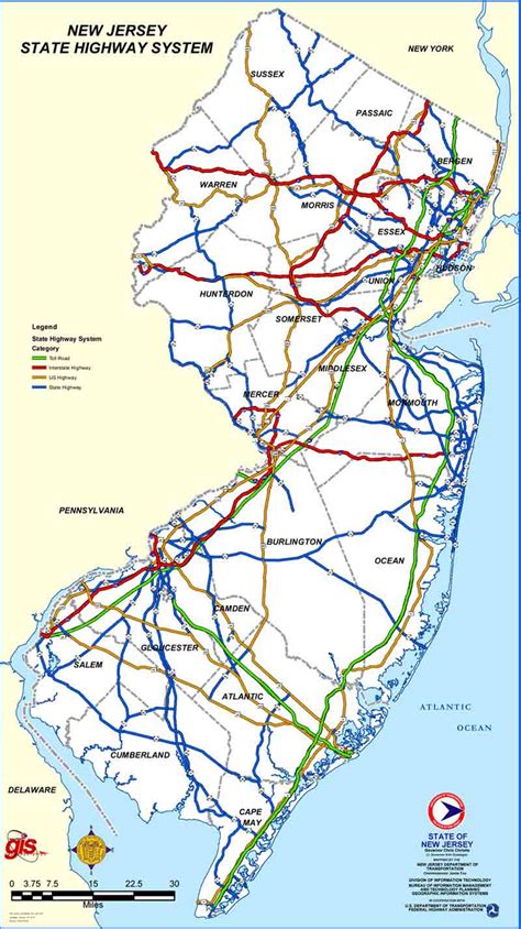 New Jersey Map