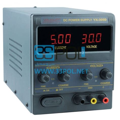 خرید فروش قیمت منبع تغذیه 30 ولت 5 آمپر یاکسون |YAXUN YX-305D DC Power