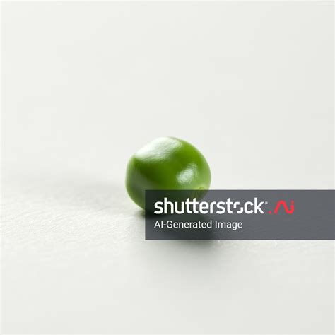 Indoor Photo Single Pea On Plain Ai Generated Image 2507765481 Shutterstock