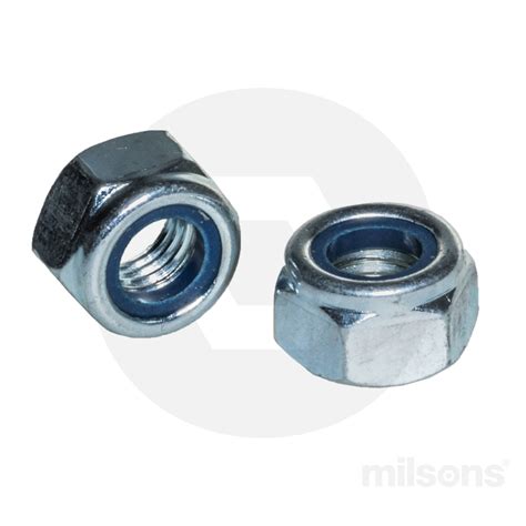 Nyloc Nut M4 Zinc Milsons
