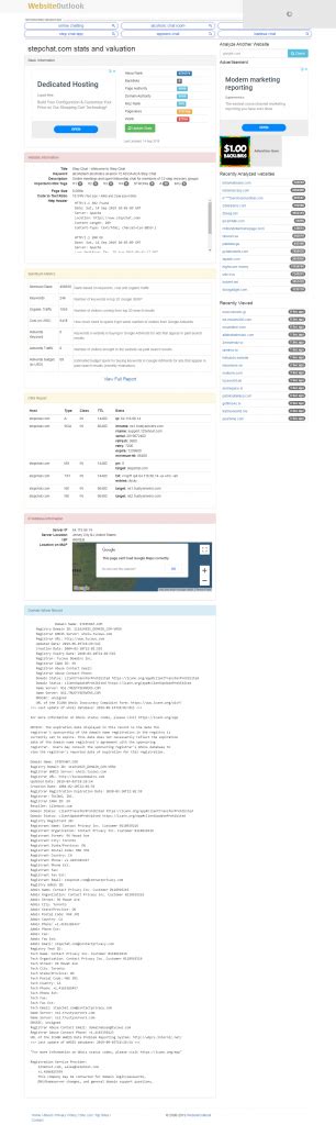 Stepchat Current Traffic Stats And Domain Metrics Updated 2019