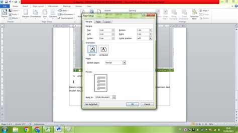 Cara Mengatur Margin 4433 Di Microsoft Word