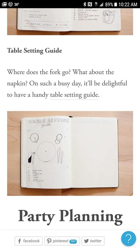 Pin On Bujo Table Setting Guide Party Planning How To Plan