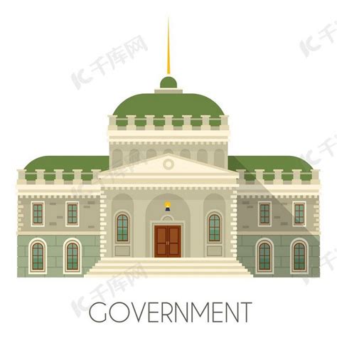 政府大楼图标。背景图片免费下载 海报banner 高清大图 千库网 图片编号6219267