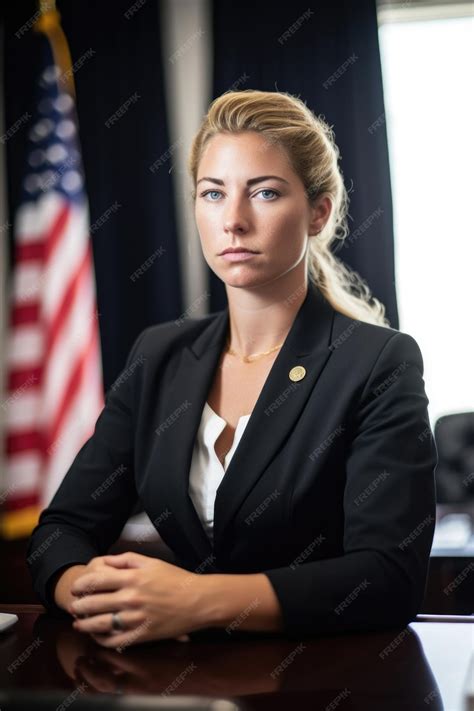 Premium Photo Portrait Of A Confident Female Politician In Her Office