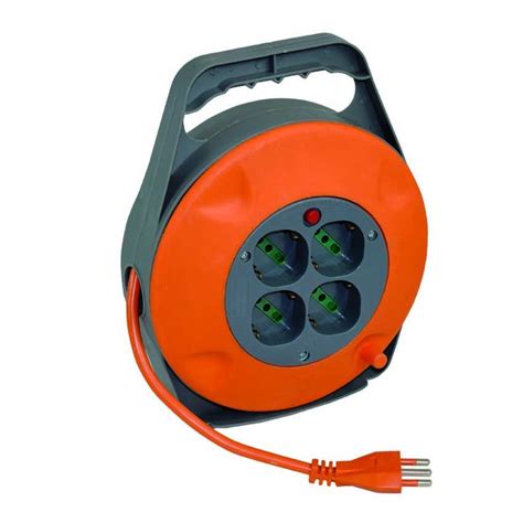 Prolunga Elettrica Avvolgibile Con Disgiuntore Termico Prolunga Avv Chiusa 10 Mt Leroy Merlin