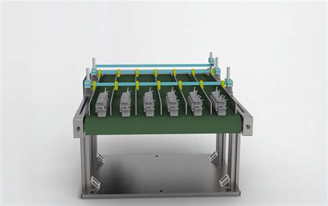 Split Belt Assembly Line 3d Model 9 Unknown Sldas 3ds Fbx Ige