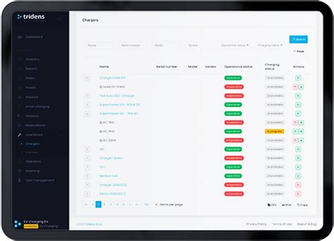 Tridens Ev Charge Ev Charging Software Solution