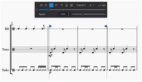Playback Controls Musescore Studio Handbook