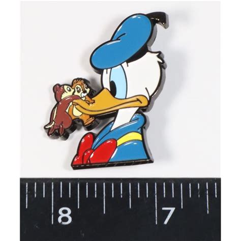 New Donald Duck Chip And Dale Theme Lapel Pin