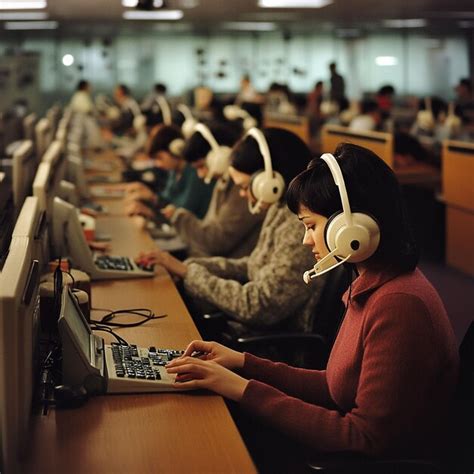 Colleagues Problem Solving At Computer Together Premium Ai Generated