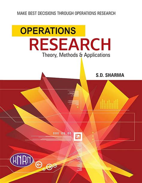 Operations Research Theory Methods And Applications Bibliobazar Digi Books