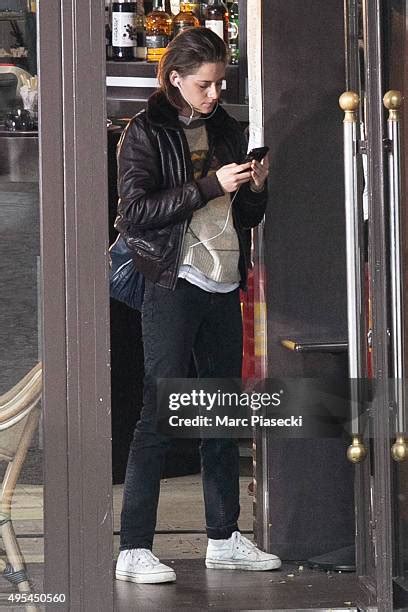 Kristen Stewart Sighting On The Set Of Personal Shopper Directed By