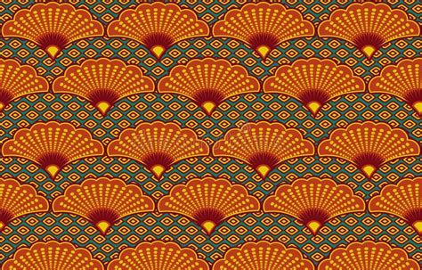 African Graphic Wallpaper Background In Tribal Vibe Stock Vector