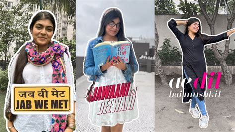 Dressing Up Like Iconic Movie Characters For A Week 💗 Bollywood