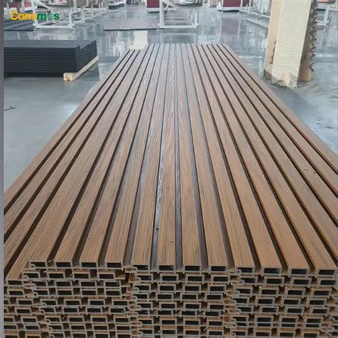 Outdoor Composite Exterior Wall Cladding Panel Wpc Materials Facade