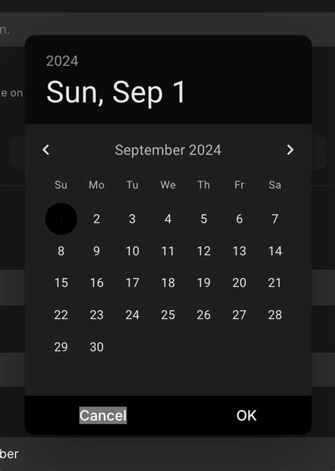 Date Picker CSS OK Cancel Buttons Change Text OR Background Color Ask For Help Glide