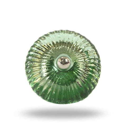 Buy Ribbed Glass Round Knob Multipack Green Trinca Ferro