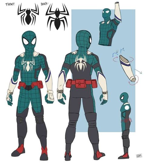 Spider Man Costume A Closer Look Spiderman Suits Design Spidersuits