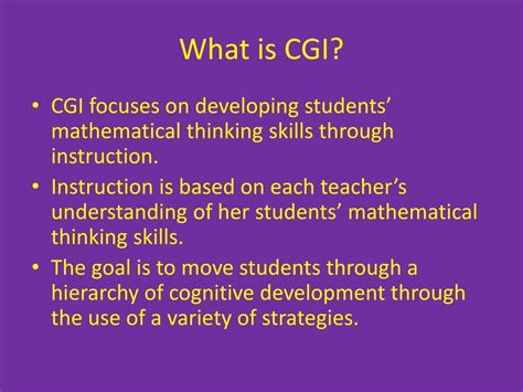 Ppt Cognitively Guided Instruction In Mathematics Powerpoint Presentation Id 6700228