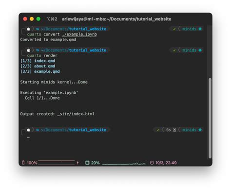 Personal Website Using Jupyter Notebook And Quarto Foreland Of Thoughts