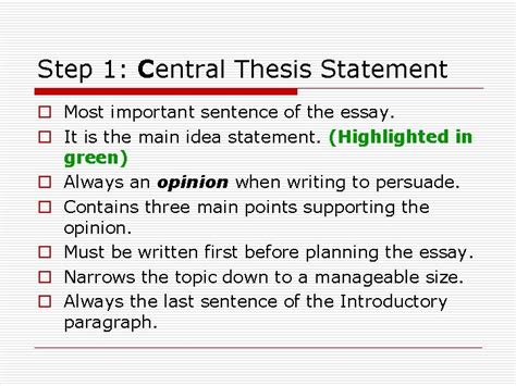 Abcde Essay Structure The Fiveparagraph Essay For Persuasive