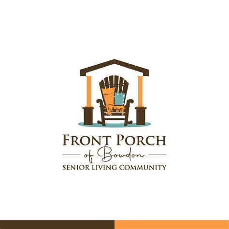 Personable Modern Assisted Living Logo Design For Front Porch Of Bowdon Senior Living