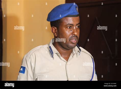 Major Mohamed Maow Halane Beledweyne Police Commissioner Speaks At A