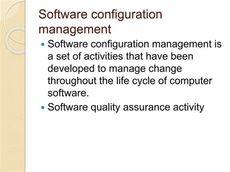 Software Configuration Management Pptx