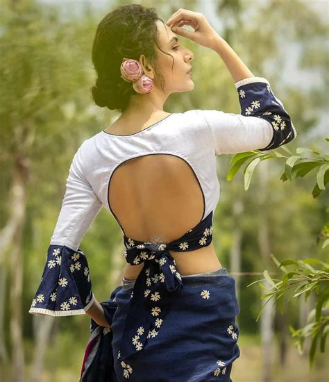 Hot Backless Blouse Designs Buy Deep Neck Blouses Online At Best
