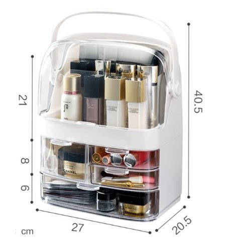 купити органайзер для декоративної косметики з додатковими відділами 27 х 20 5 х 40 5 см