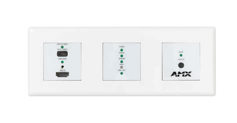 AMX AMX N E N Encoder Wall Plate Decora Style Projector Superstore
