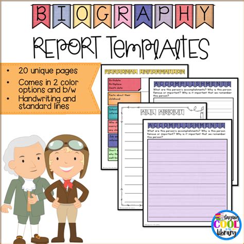 How To Create A Biography Report Template