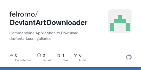 Github Felromodeviantartdownloader Commandline Application To