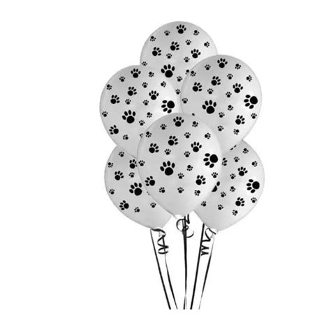 Balão Bexiga 11 Polegadas Festa Patinhas Cachorro 25 Un Sortido Artla