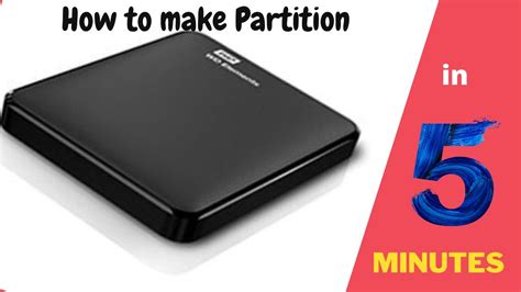 How To Make Partition In External Hard Disk External Hard Disk Me Partition Kaise Karen Youtube