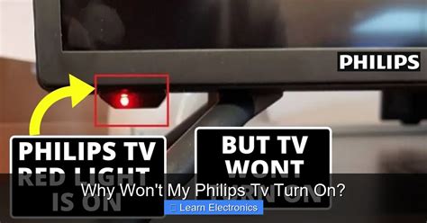 Why Wont My Philips Tv Turn On Geekyelectronics