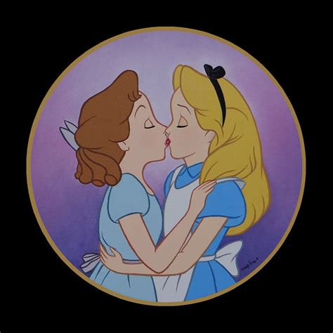 Tales Of Equality Wendy And Alice Oil On Canvas 115 X Flickr