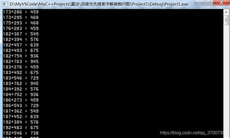 1 9九个数字不重复组成一个三位数加法算式，求出所有组合把1一9九个数写成坚式加法使等式成立，每个数不能重复 Csdn博客