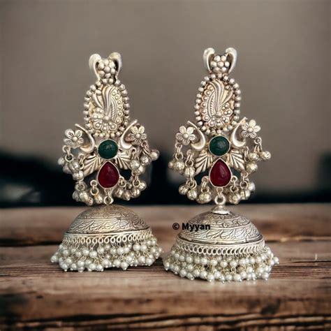 Flat Back Jhumkas Etsy