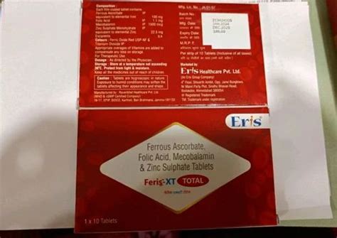 Feris Xt Total Tablets At ₹ 850box Ferrous Ascorbate In Indore Id